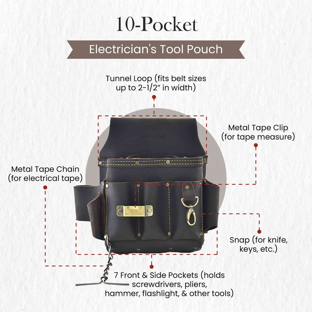 Buy Leather Tool Pouches Online for Carpenter work